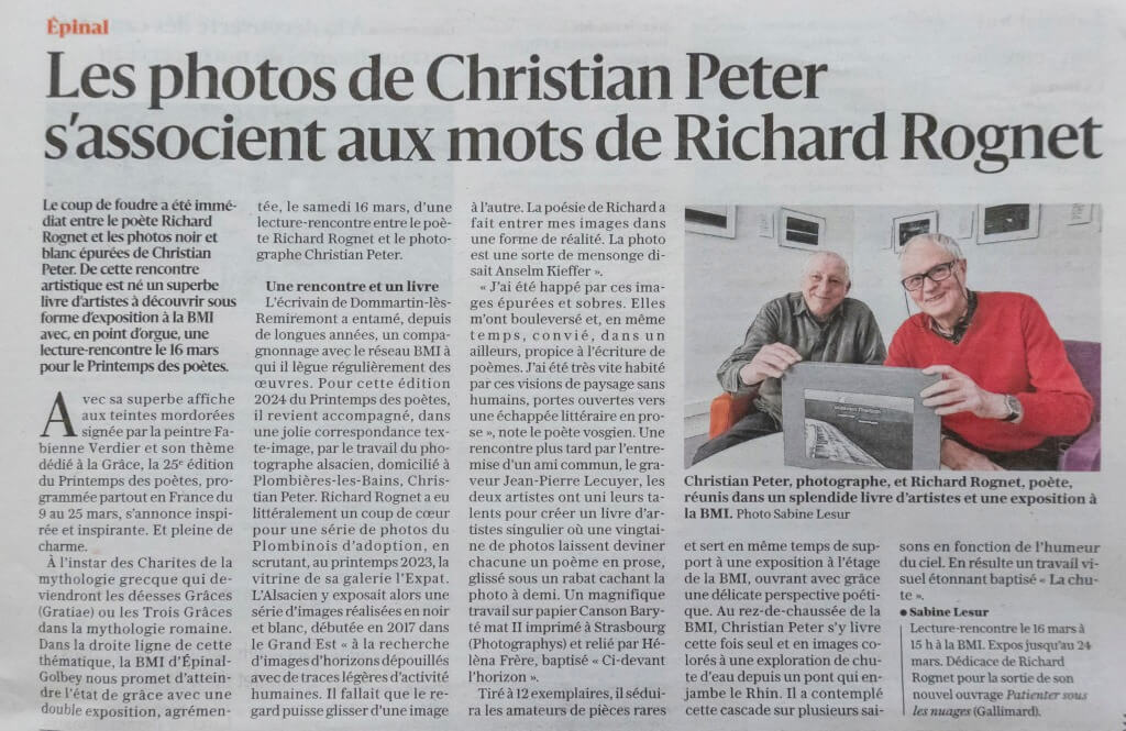 Expositions et presse - Christian Peter Photographe